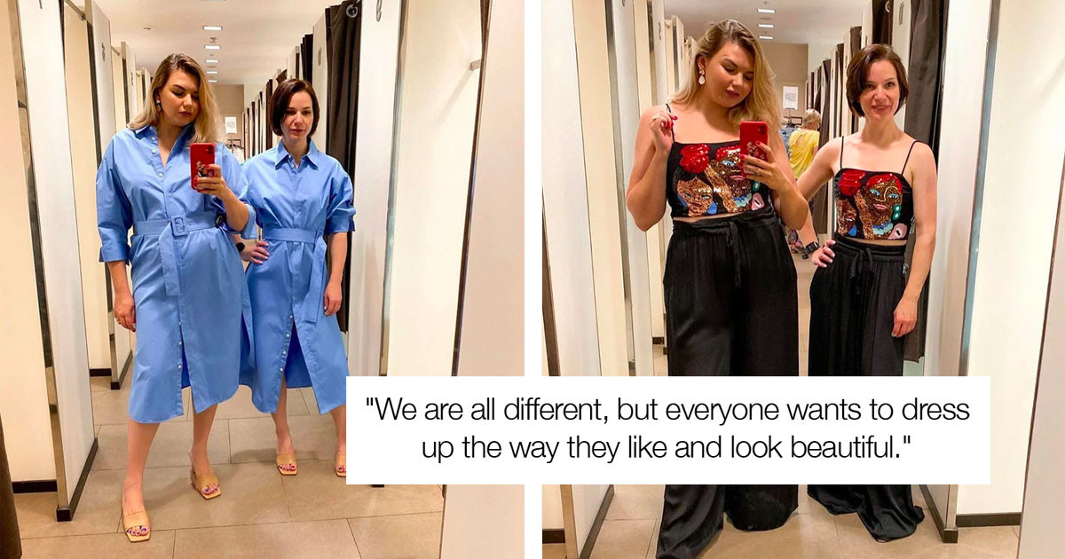 These Women Compared XL And XS Sizes Of The Same Outfits These Women Compared XL And XS Sizes Of The Same Outfits