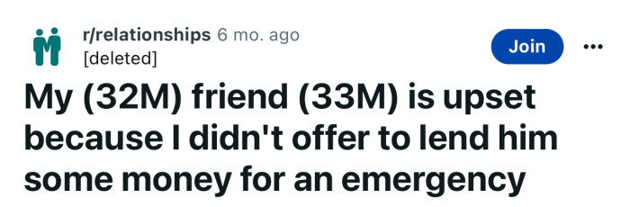 Redditor Faces Awkward Showdown With Disappointed Friend After Failing ...