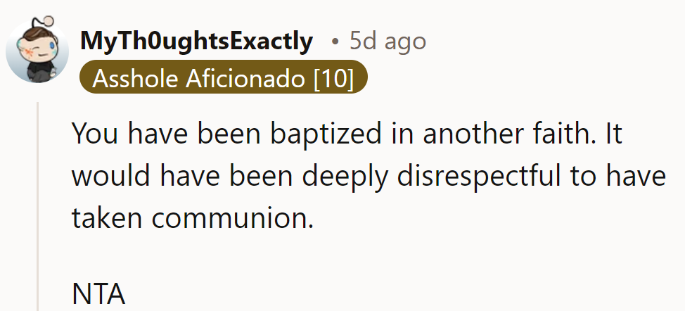 Woman Criticized For Refusing Communion At Her Catholic Grandfather's ...