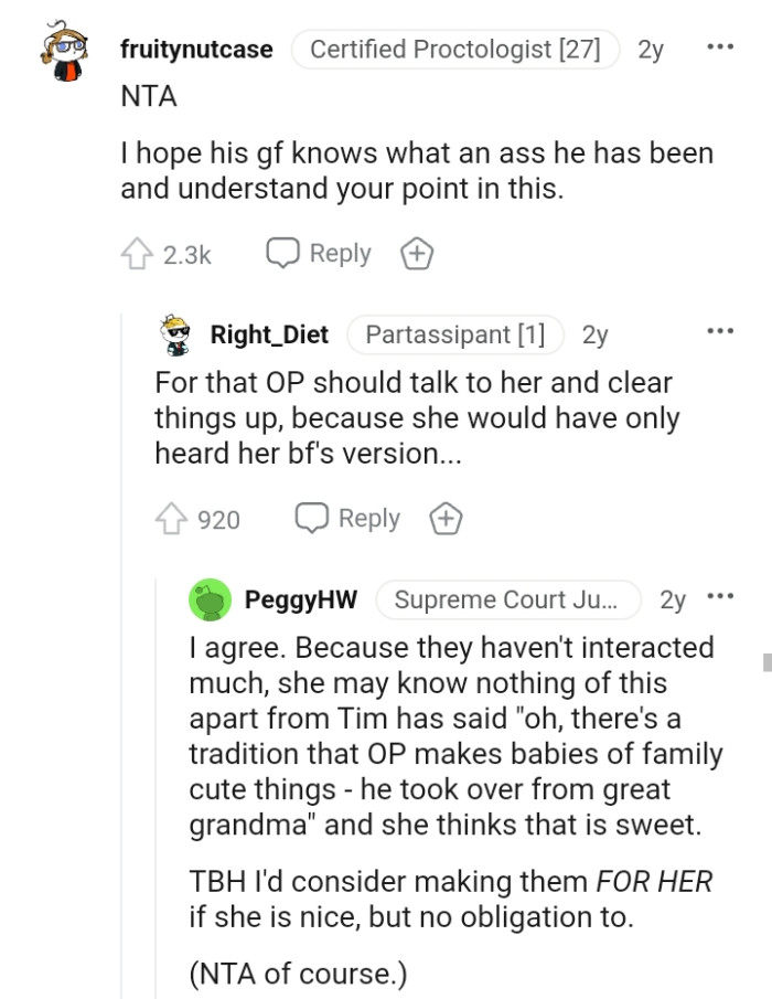 Man Refuses To Crochet Something For His Brother s Future Baby After man-refuses-to-crochet-something-for-his-brother-s-future-baby-after