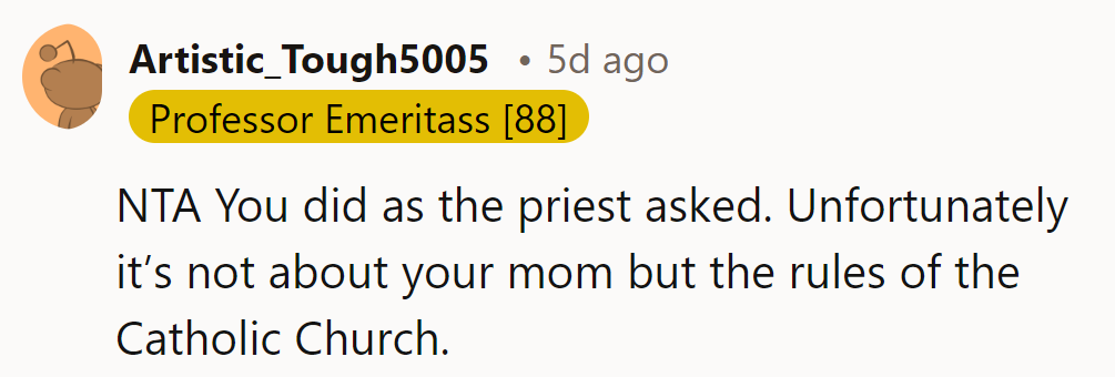 Woman Criticized For Refusing Communion At Her Catholic Grandfather's ...