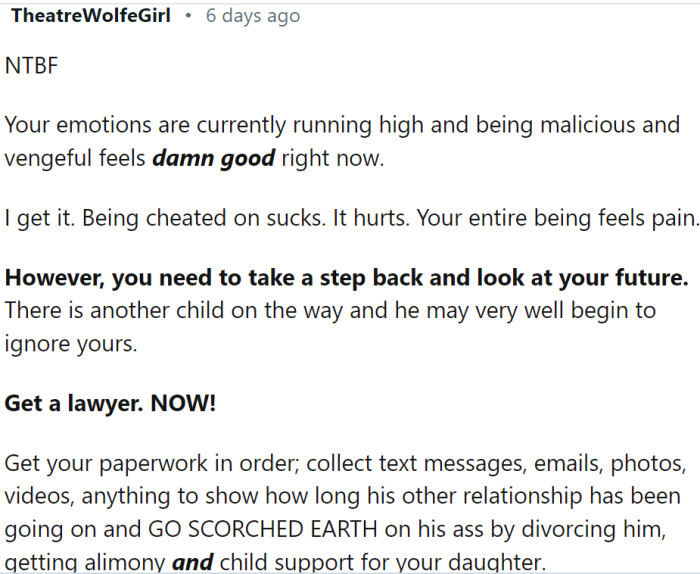Woman Doesnt Want To Give Husband Divorce Just To Spite His Pregnant