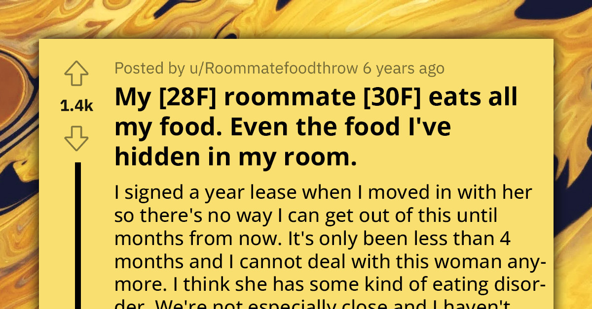 Redditor Cries Out For Help As Food Thieving Roommate Constantly Clears