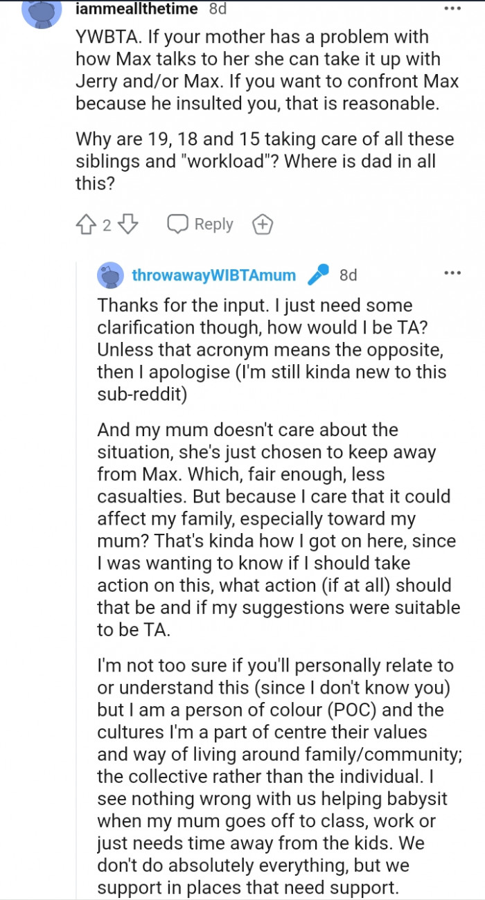 Redditor Intends On Confronting Her Brother's Significant Other About ...