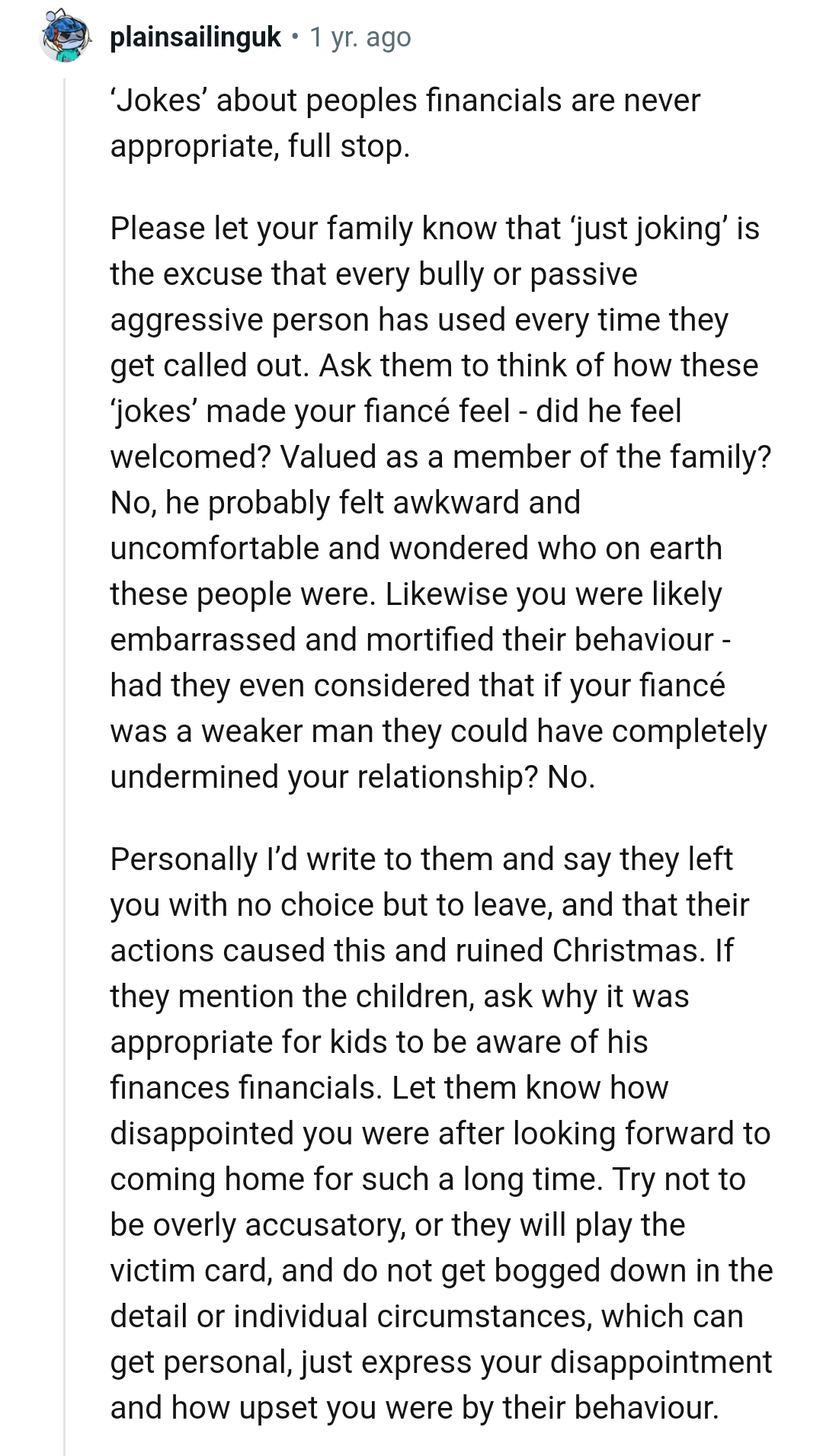 Man Shouts At His Family For Trying To Pawn Off Their Needs On His ...